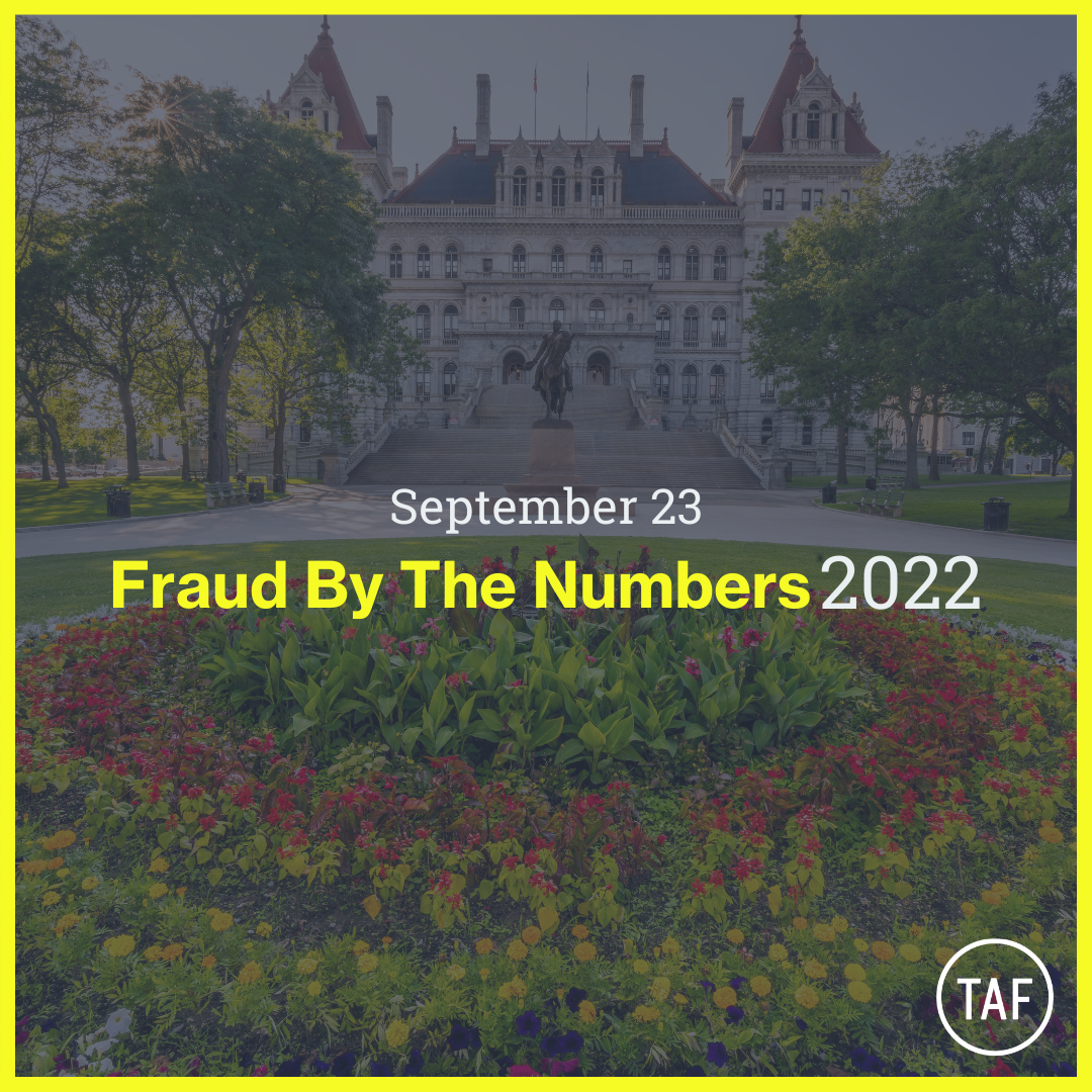 Fraud By The Numbers Sept. 23 - The Anti-Fraud Coalition